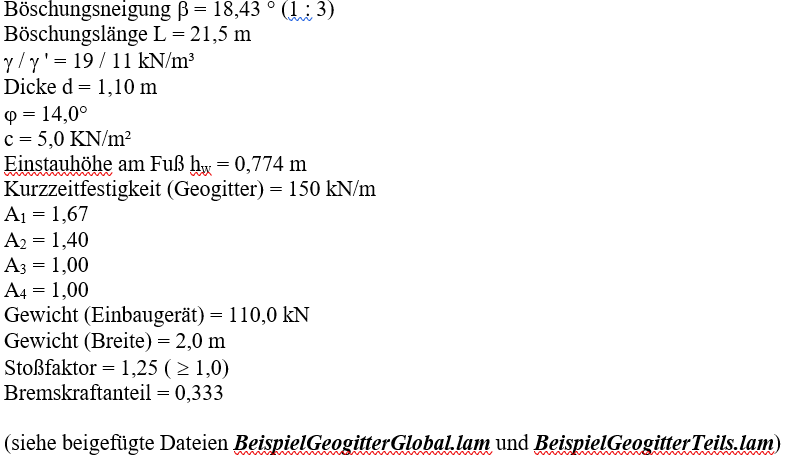 GGU-SLICE: Systemdaten Geogitter