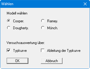 GGU-SLUGTESTE: Menüeintrag "Cooper (Ramey/Dougherty/Moench)"