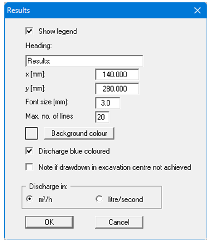 GGU-DRAWDOWN: "Result data legend" menu item