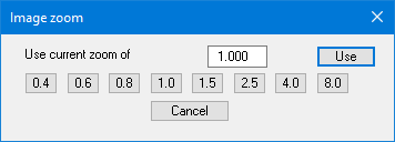 GGU-CONTAM-RW: "Refresh and zoom" menu item