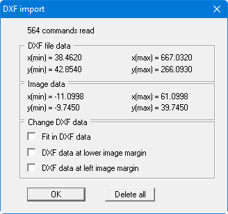 GGU-2D-SSFLOW: Step 2: Import and process a DXF file for system input (Example 2)