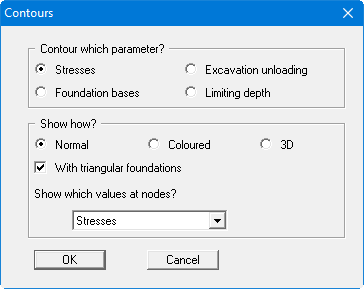 GGU-SETTLE: "Contours" menu item