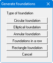 GGU-SETTLE: "Generate foundations" menu item