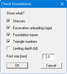 GGU-SETTLE: "Check foundations" menu item