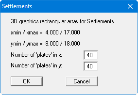 GGU-SETTLE: 3D settlement contours