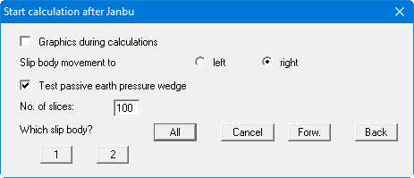 GGU-STABILITY: Step 8: Analyse slope with polygonal slip surfaces (Ex. 2)
