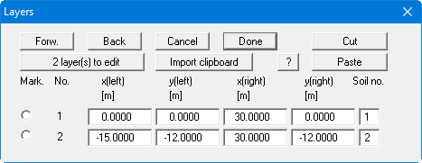 GGU-STABILITY: "Soil layers" button