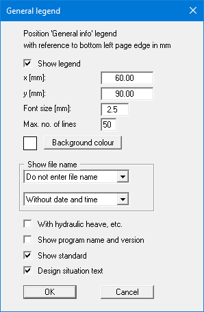 GGU-ELASTIC: "General legend" menu item