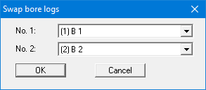 GGU-BORELOG: "Swap bore logs" menu item