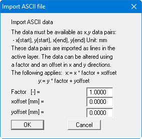GGU-CAD: ASCII import