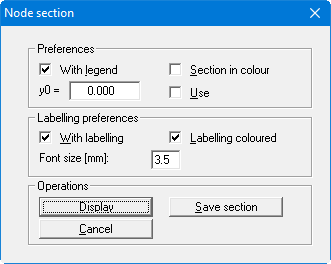 GGU-GEO-GRAPH: Section visualisation preferences