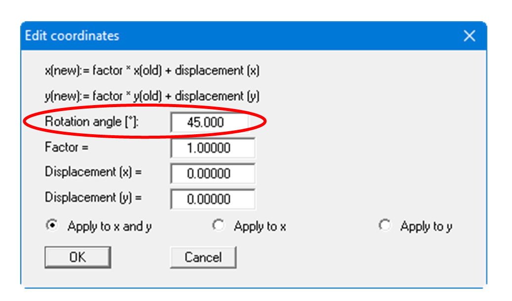 GGU-GEO-GRAPH: "Edit point coordinates" menu item
