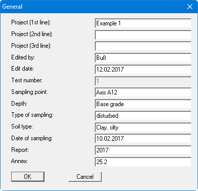 GGU-COMPACT: "General" menu item